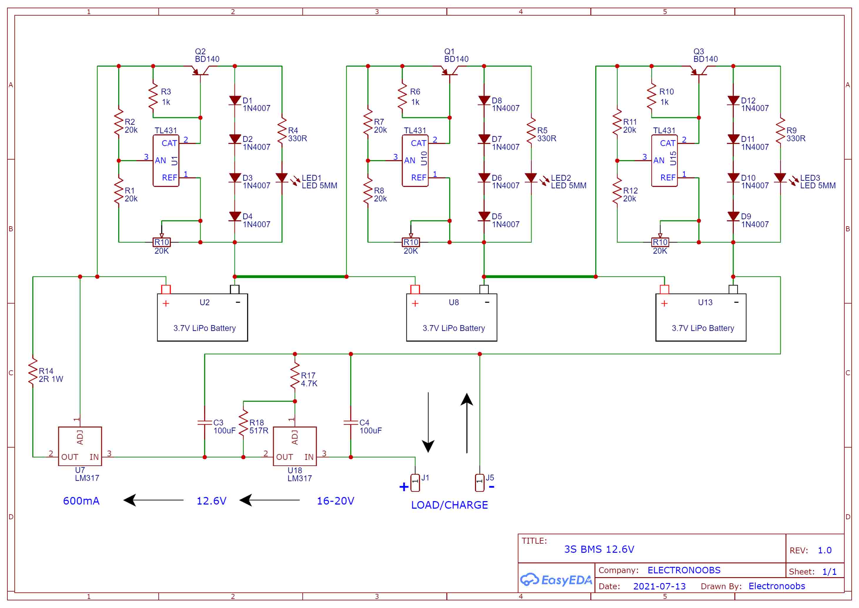 2s Bms Circuit Diagram Board